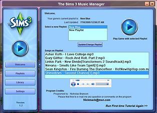 Mod The Sims - The Sims 3 Music Manager