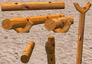 Mod The Sims - Adobe Beam & Post: 2 new meshes.