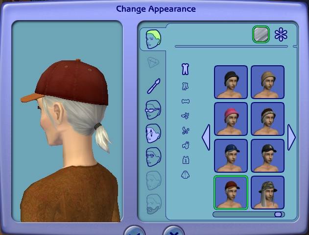 Mod The Sims - WCIF: Female short ponytail without cap (Maxis-inspired)?