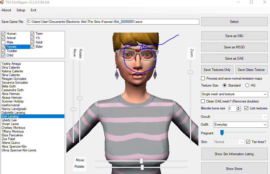Mod The Sims - TS4 SimRipper Classic: rip sims from savegames. V3.14.2. ...