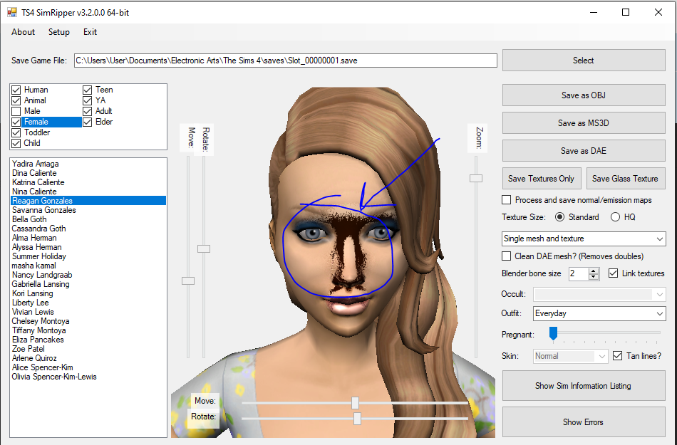 Mod The Sims - TS4 SimRipper Classic: rip sims from savegames. V3.14.2. ...
