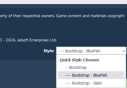 Mod The Sims - Bootstrap Bluefish style not working properly