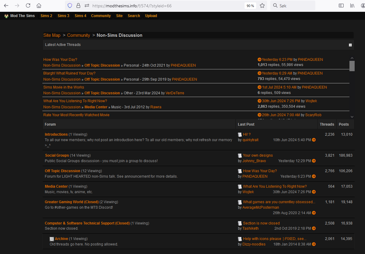 Mod The Sims - Bootstrap Bluefish style not working properly