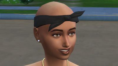 Mod The Sims - S4 Tupac bandana Unisex child to elder.