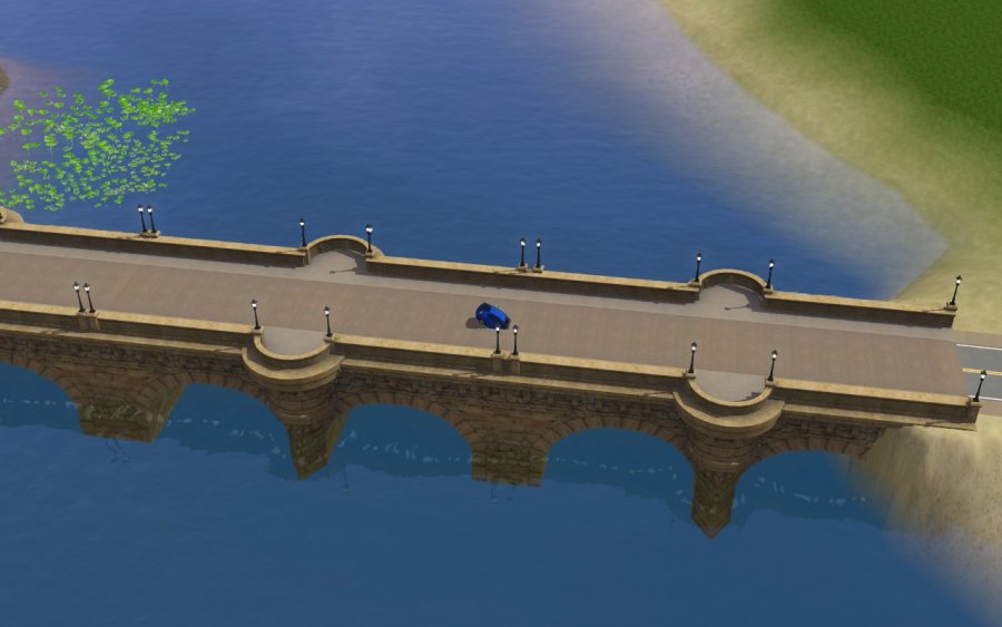 Mod The Sims - CAW building bridges ~~~ cars are disappearing in game