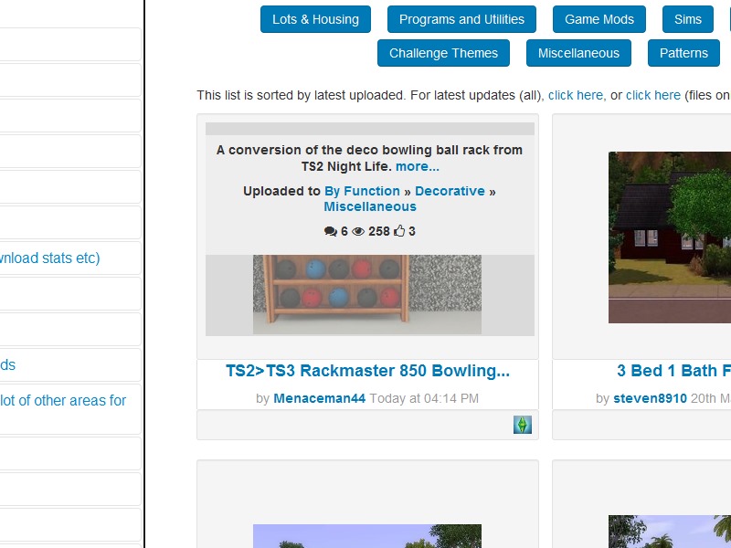 Mod The Sims - Theme Generator working again!