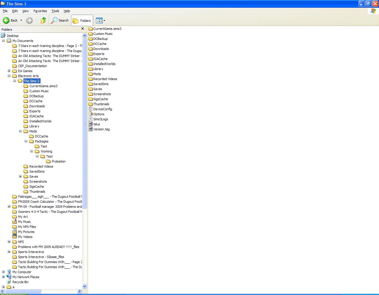 Mod The Sims - cc content and CAS lockup