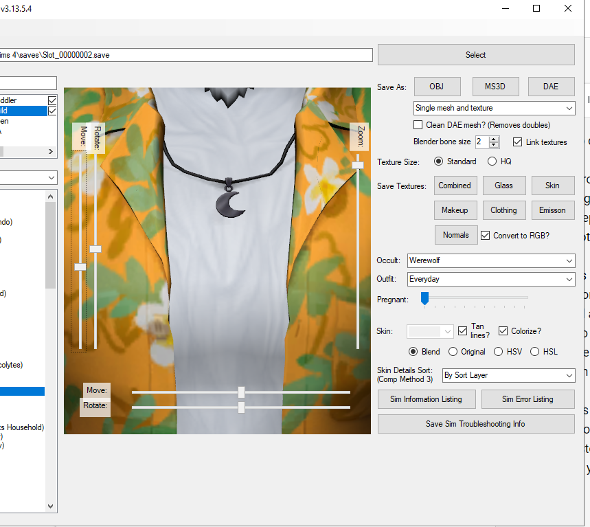 Mod The Sims - TS4 SimRipper Classic: rip sims from savegames. V3.14.0. ...