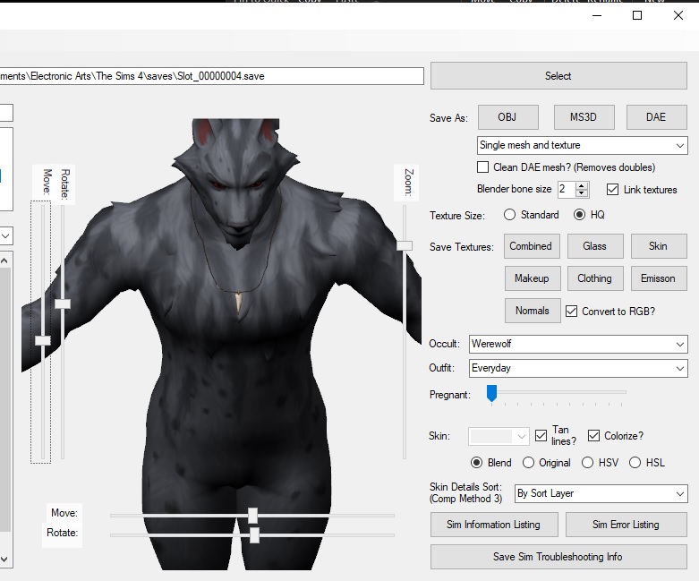 Mod The Sims - TS4 SimRipper Classic: rip sims from savegames. V3.14.2. ...