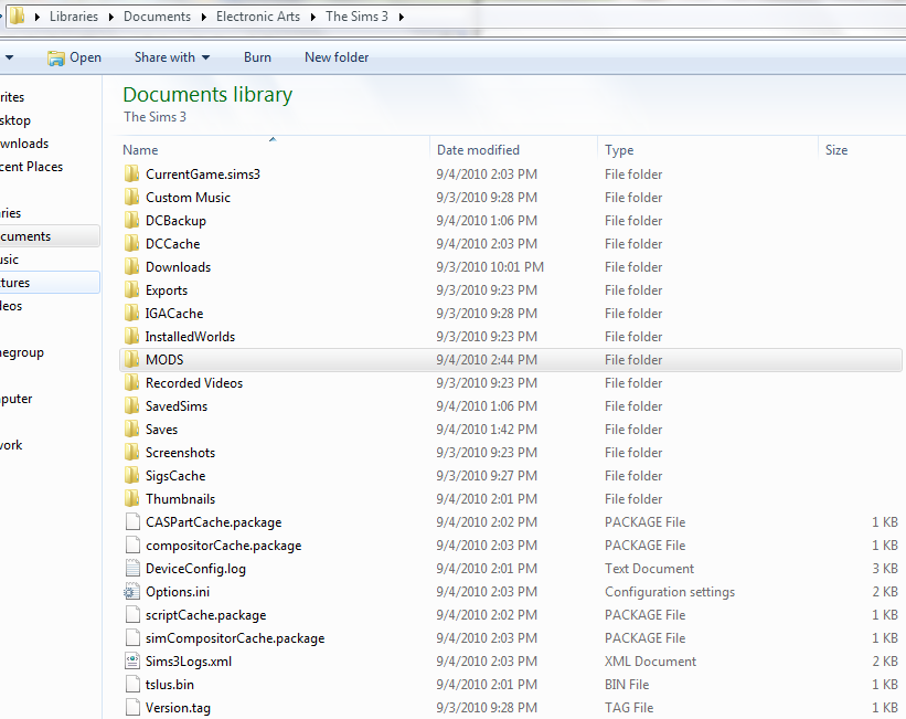 Mod The Sims - Custom Content Not Showing Up