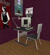 Mod The Sims - One-Tile Desks - Variety Pack