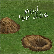 Mod The Sims - Mod 'ur Dig [custom diggables]
