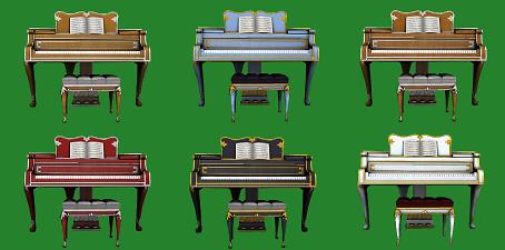 Mod The Sims - TS4 Classical Genius Antique Piano