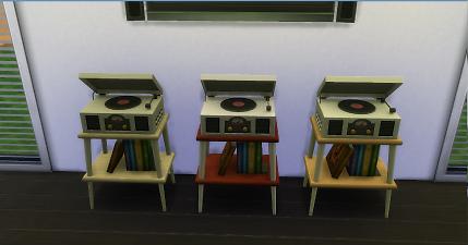 Mod The Sims - Vinyl Stereo Record Player