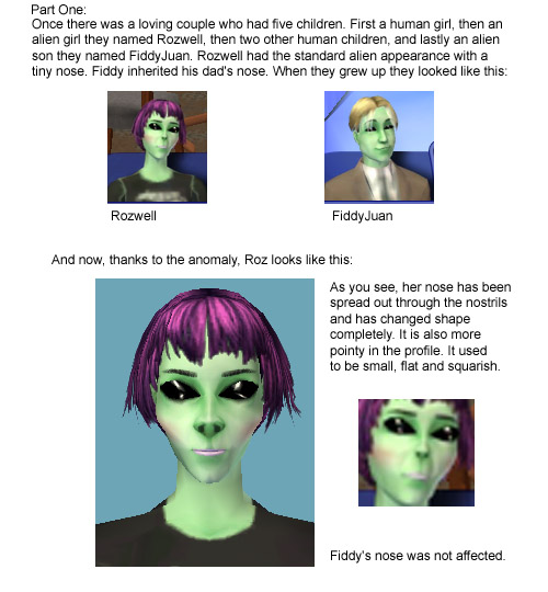 Mod The Sims - Alien faces spontaneously changed - huh?