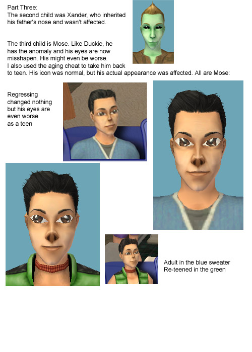 Mod The Sims - Alien faces spontaneously changed - huh?