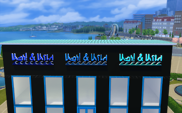 Mod The Sims - Business Signs - Simlish and Wall Art Styles