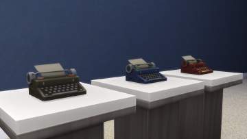 Mod The Sims - Buyable Antique Typewriter Without Case