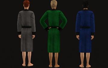 Mod The Sims - 6 Fanseelamb K&B Silky Robe Recolours.