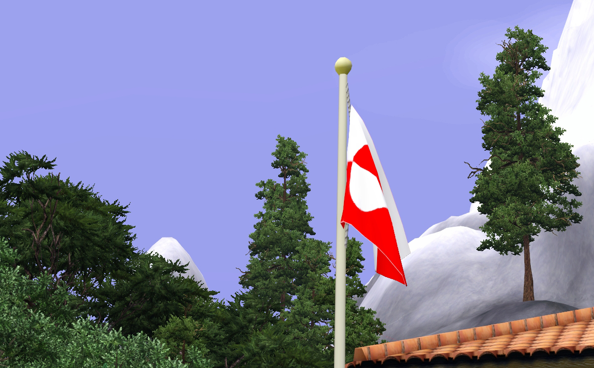Mod The Sims - Greenland's Flag is amazing and profound.