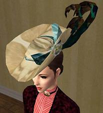 Mod The Sims - 2 new victorian hats for the "Simlaydies"