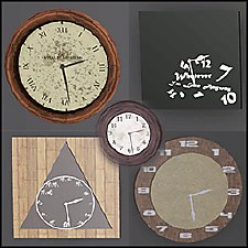 Mod The Sims - Five O'Clock Somewhere — A Clock Set