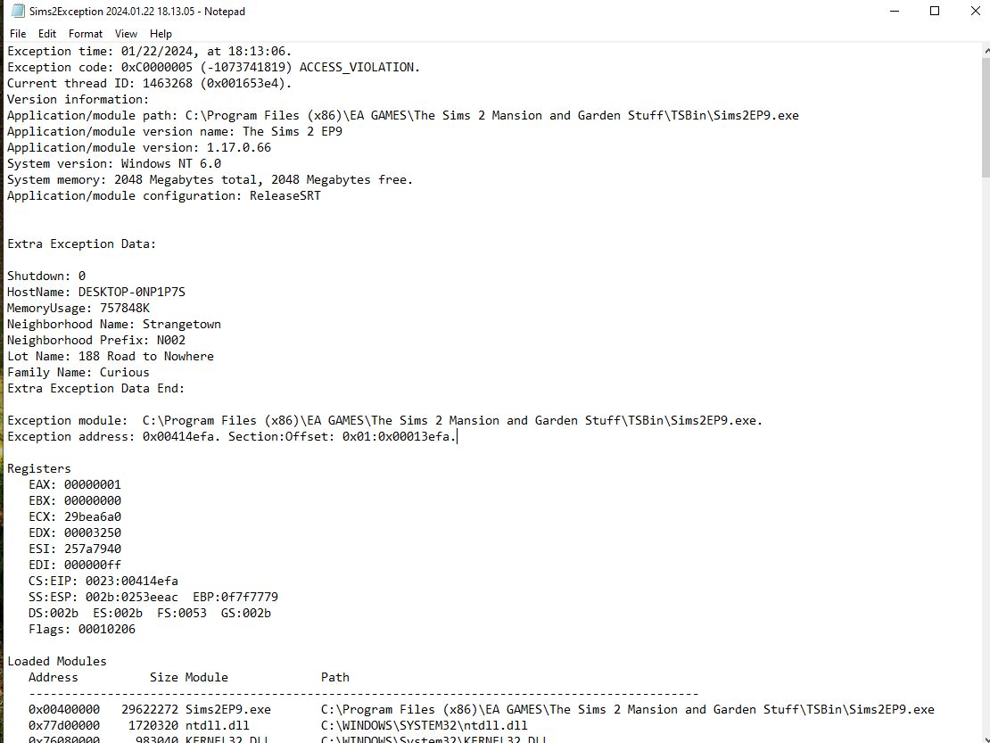 Mod The Sims - Stupid/Random Questions V4