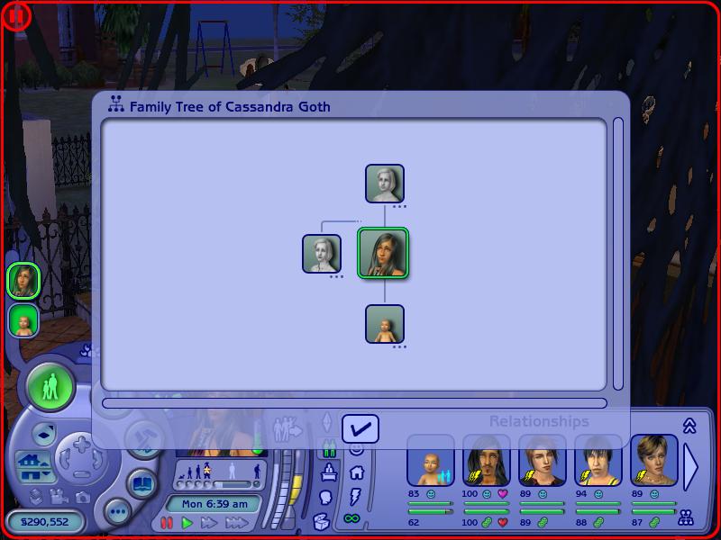 Mod The Sims - What makes a family tree go wonky?