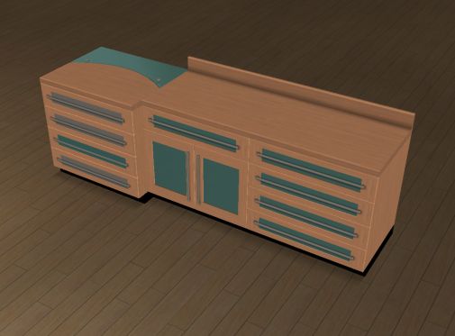 Mod The Sims - Modifying glass in a counter