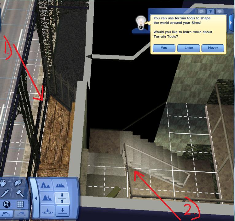 Mod The Sims - CFE issues with L-Shaped stairs; help, please? [RESOLVED]