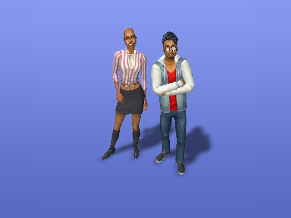 Mod The Sims - Custom hair showing up bald in family loading screen preview