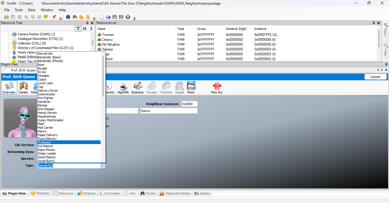 Mod The Sims - Tutorial: How to Create Custom Service NPCs [New CAS Method!]
