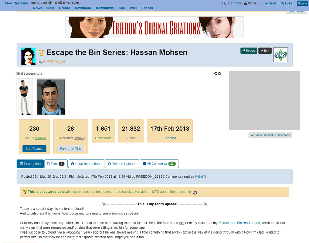 Mod The Sims - Suggestions - Colours + Bootstrap variables