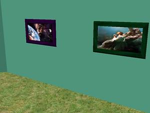 Mod The Sims - Requested "Jesus" Multi-Framed Painting With Diagonal ...