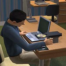 Mod The Sims - Moneywell Notebook Computer (4 versions)