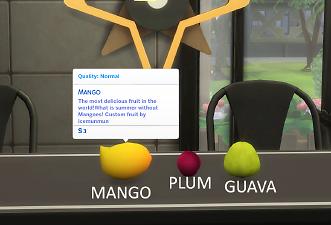 Mod The Sims - Harvestable Season fruit tress - Mango, Guava, Plum