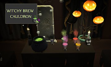Mod The Sims - Witchy Brew Cauldron [Updated 20th June 2020 ]