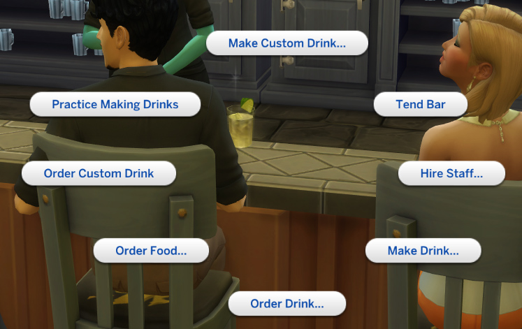 Mod The Sims Custom Bar Drinks By Icemunmun Sims 4
