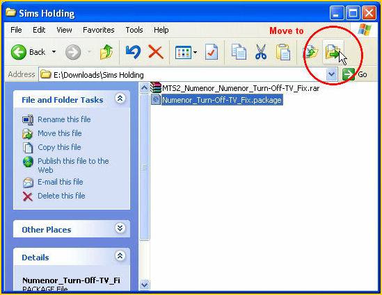 Mod The Sims Tutorial Extracting rar Files