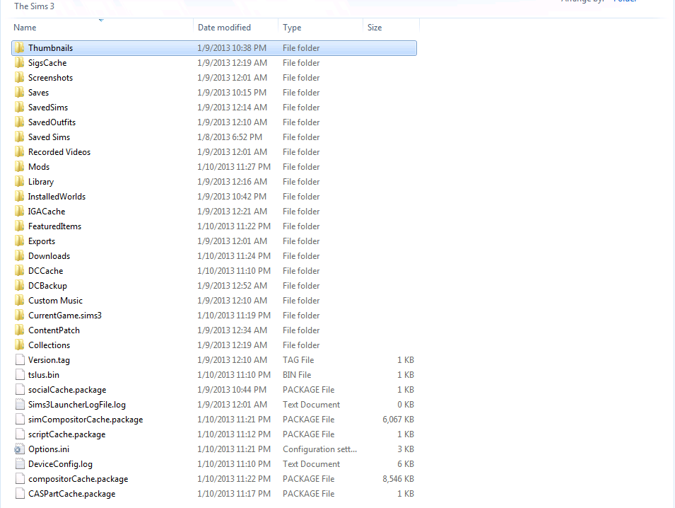Mod The Sims - .package Files Not Working
