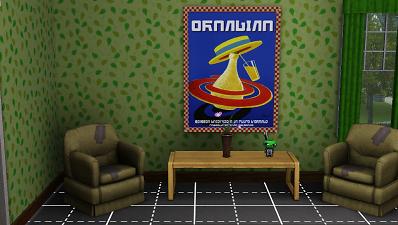 Mod The Sims - Vintage advertising posters in simlish