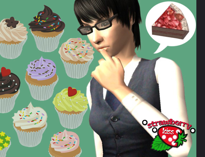 Mod The Sims - WCIF Strawberry Kiss Anime Sims 2