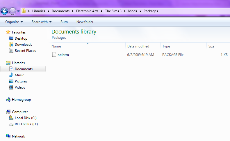 Mod The Sims - package files & custom content..