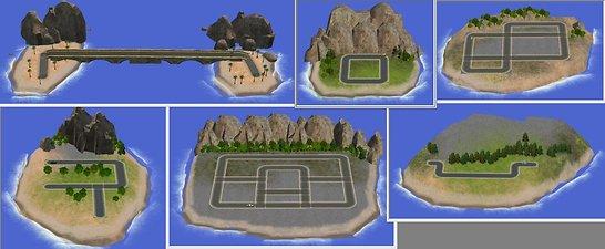 Mod The Sims - 14 small SC4 terrains/islands