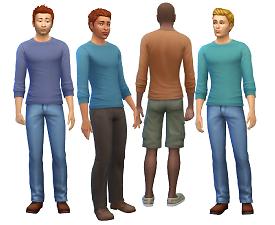 Mod The Sims - Men's Long-Sleeved Tees