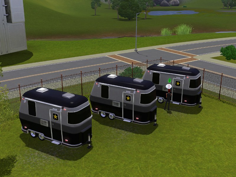 Mod The Sims - Professional Actor's Trailer and Gnubb Sets