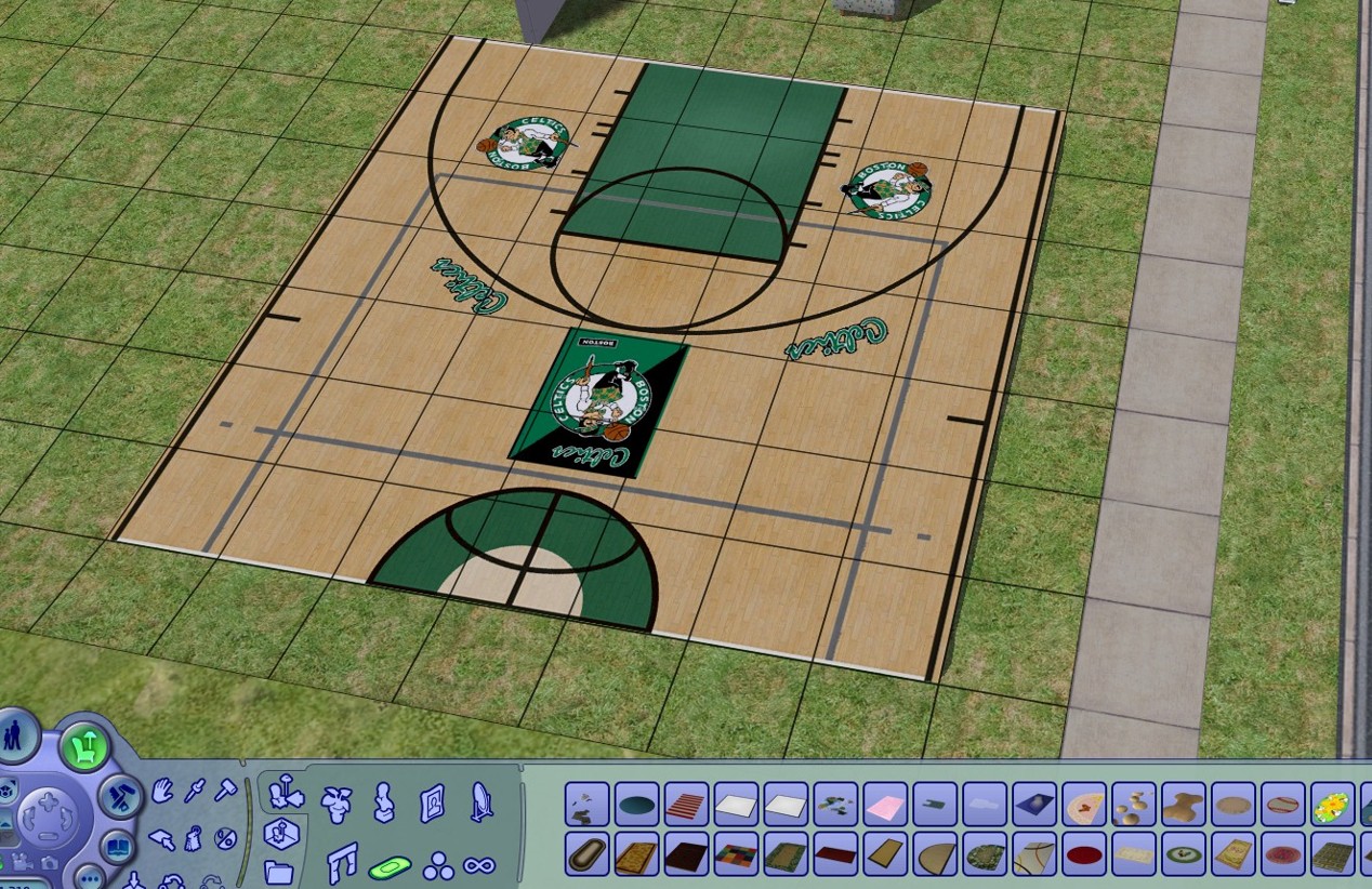 Mod The Sims - Invisible Basketball Floor – Set