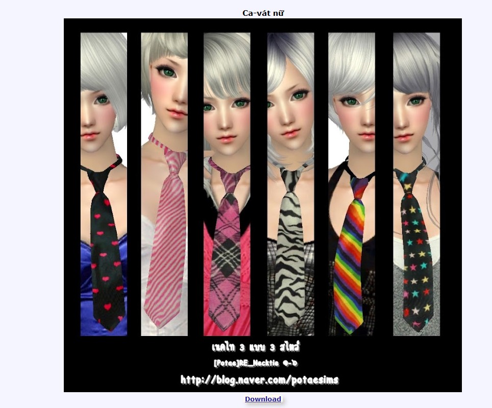 Mod The Sims - Accessories- backpack and eyeshield (found the tie! Thanks)