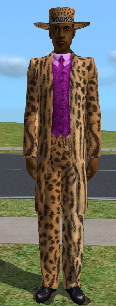 Mod The Sims - Leopard Pimp Coat
