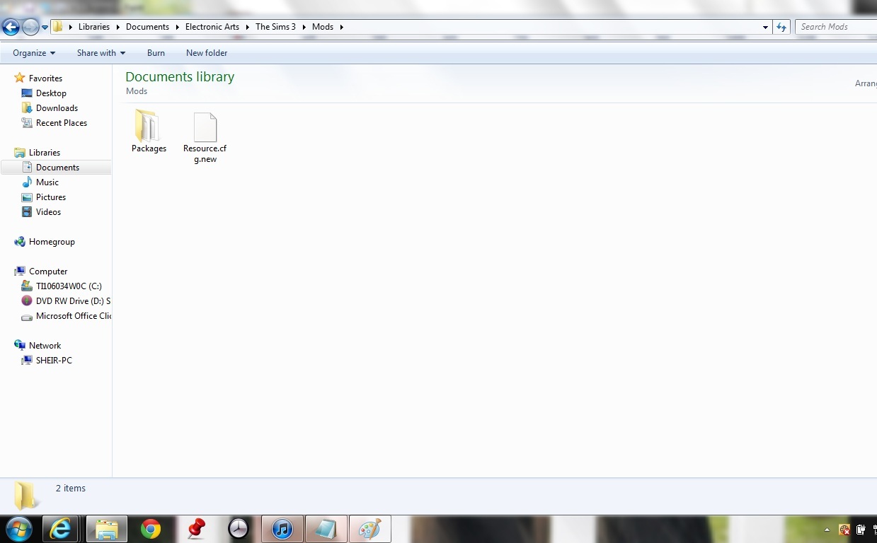 Mod The Sims - .PACKAGE files still not showing up in game